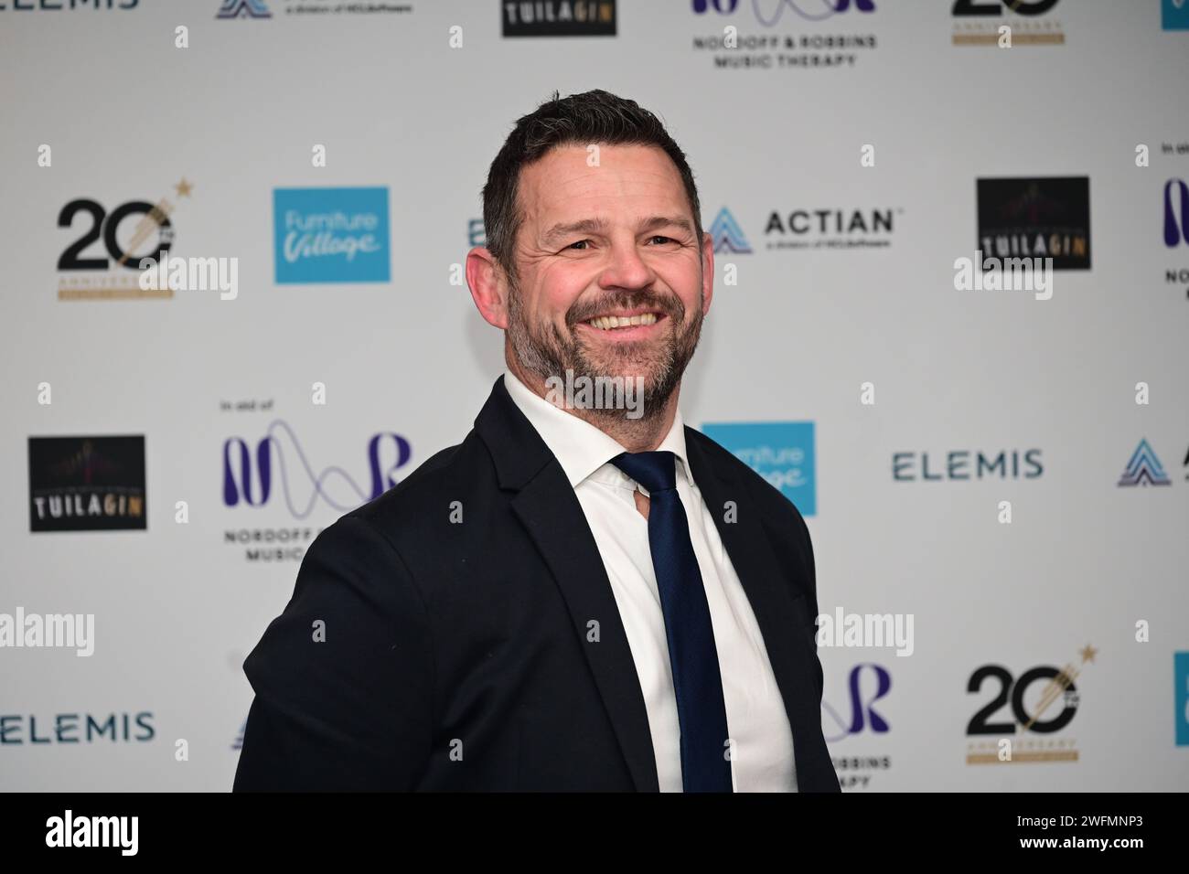 London, UK. 31st Jan, 2024. Nordoff and Robbins Legends of Rugby Dinner ...