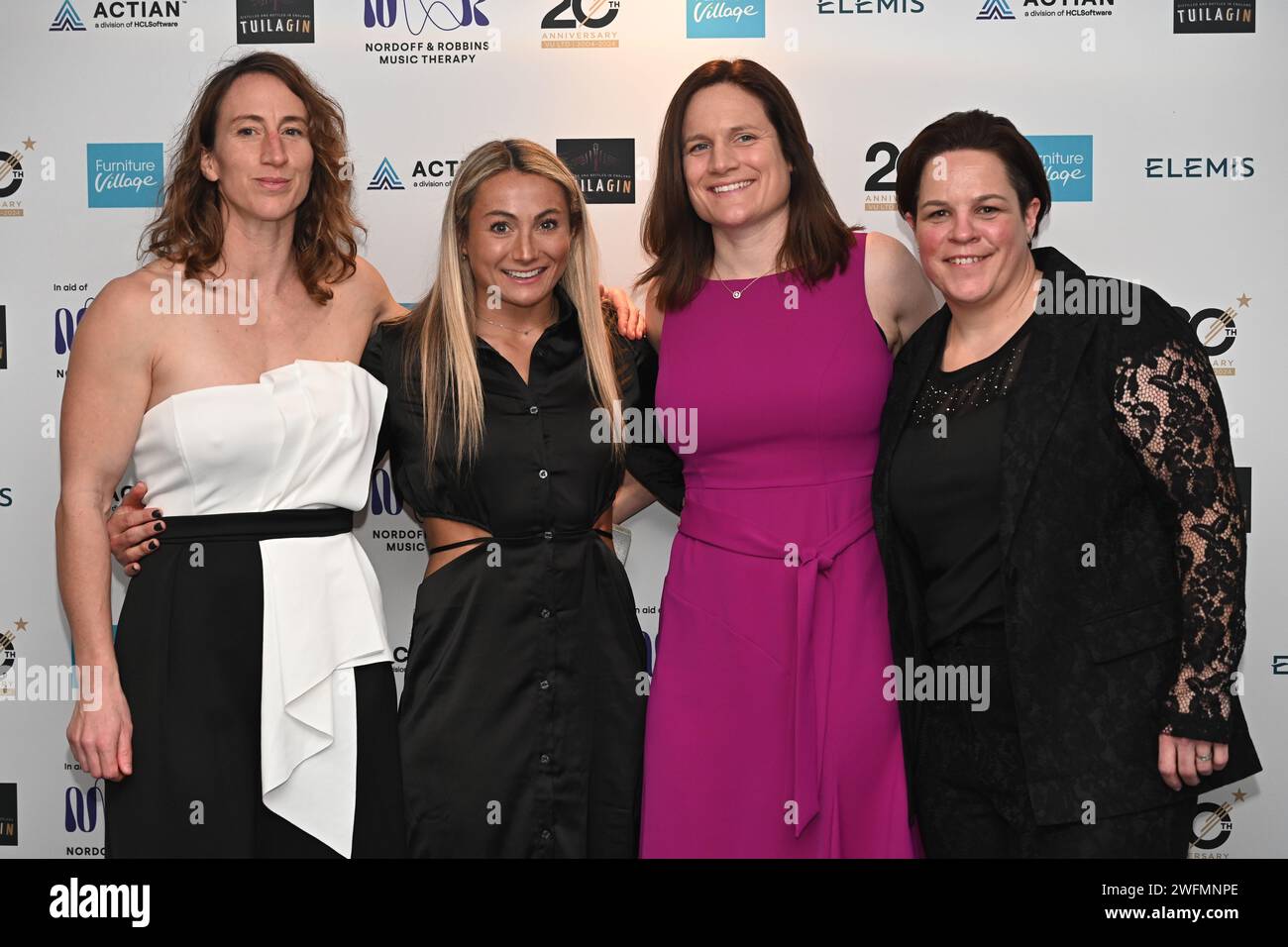 London, UK. 31st Jan, 2024. Nordoff and Robbins Legends of Rugby Dinner ...