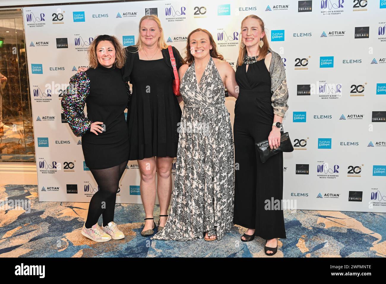 London, UK. 31st Jan, 2024. Nordoff and Robbins Legends of Rugby Dinner ...