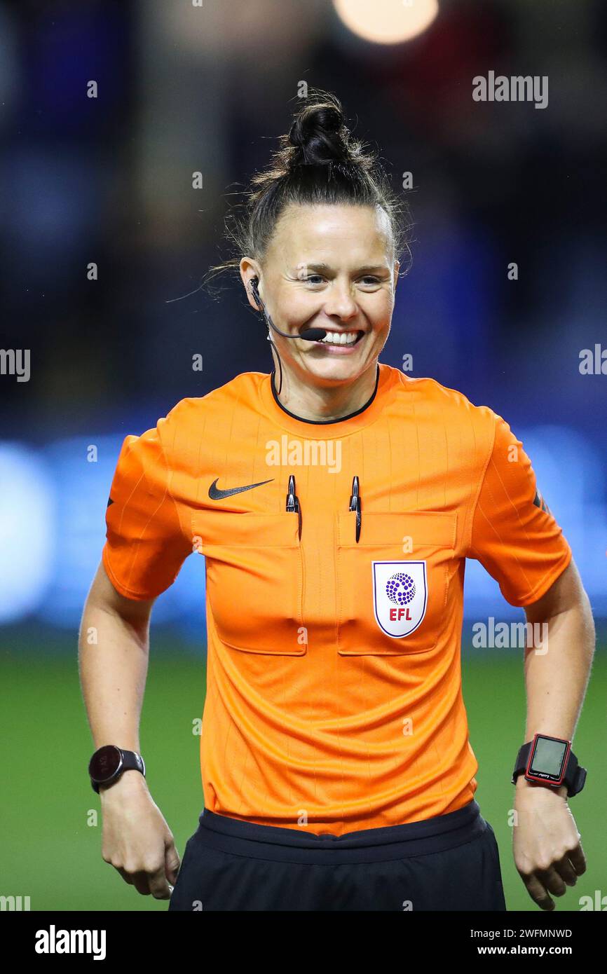 Sheffield, UK. 31st Jan, 2024. Rebecca Welch referee during the ...
