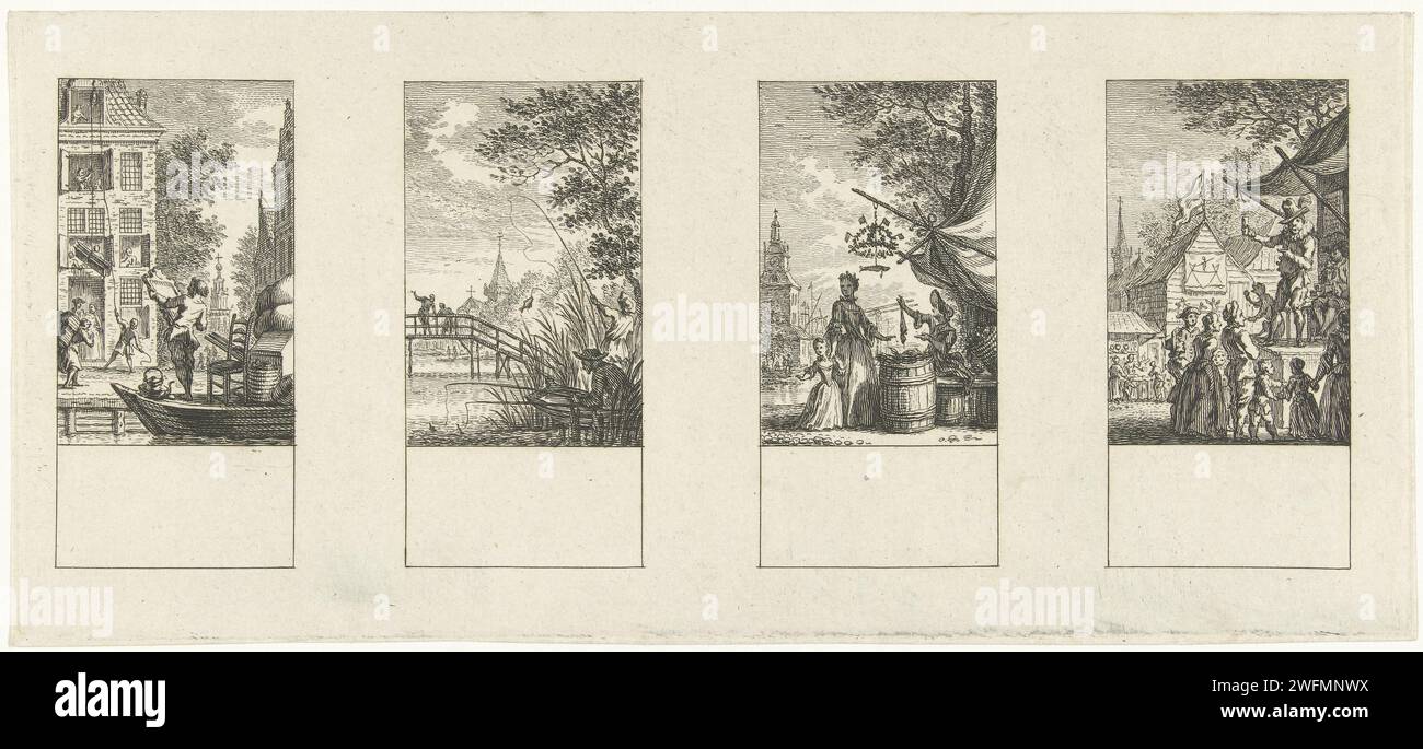 Four performances of the months of May, June, July, Augustus, Simon ...