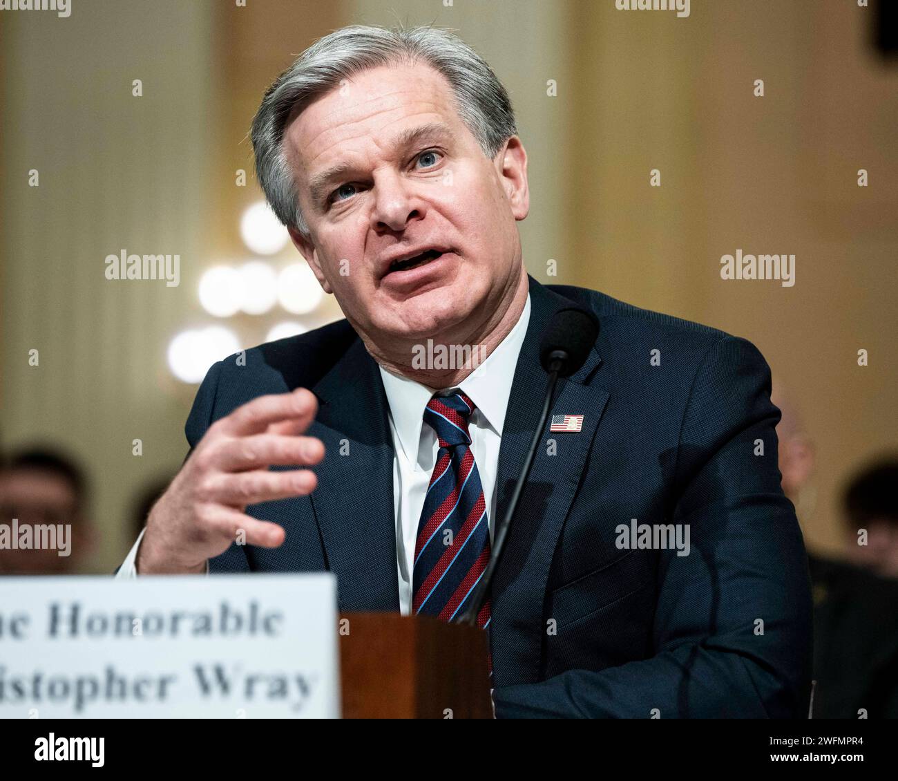 Washington, District Of Columbia, USA. 31st Jan, 2024. CHRISTOPHER WRAY ...