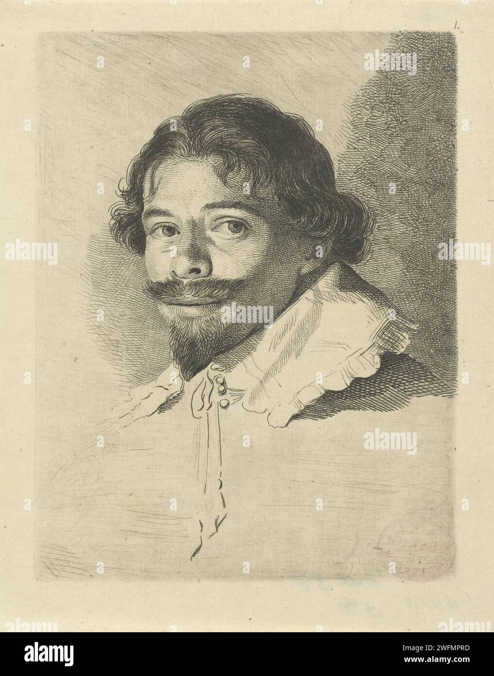Portret van David Bailly, Johannes Pieter de Frey, after David Bailly ...
