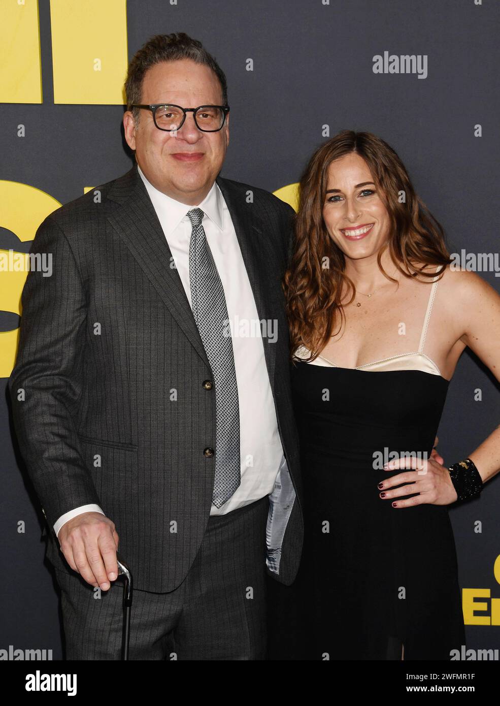 LOS ANGELES, CALIFORNIA - JANUARY 30: (L-R) Jeff Garlin and Sari Tracht ...