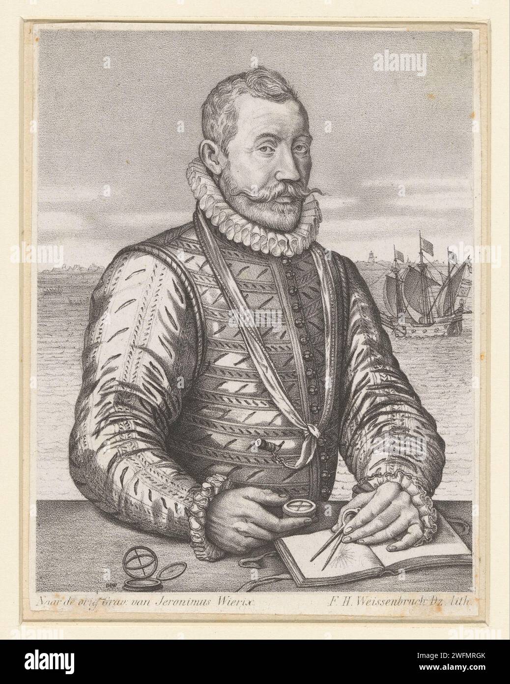 Portrait of Jonker Willem van Bloys said of Treslong, Frederik Hendrik ...