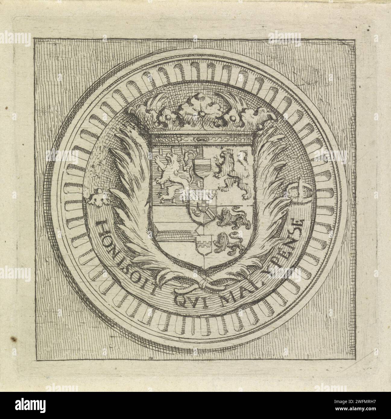 Coat of arms of Willem III, Prince of Orange, Anonymous, 1700 - 1799 ...