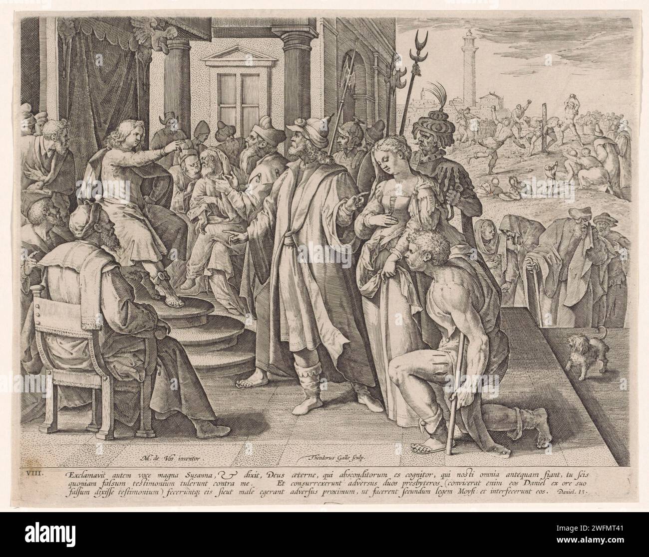 Susanna and the elders: the eighth commandment, Theodoor Galle, After ...