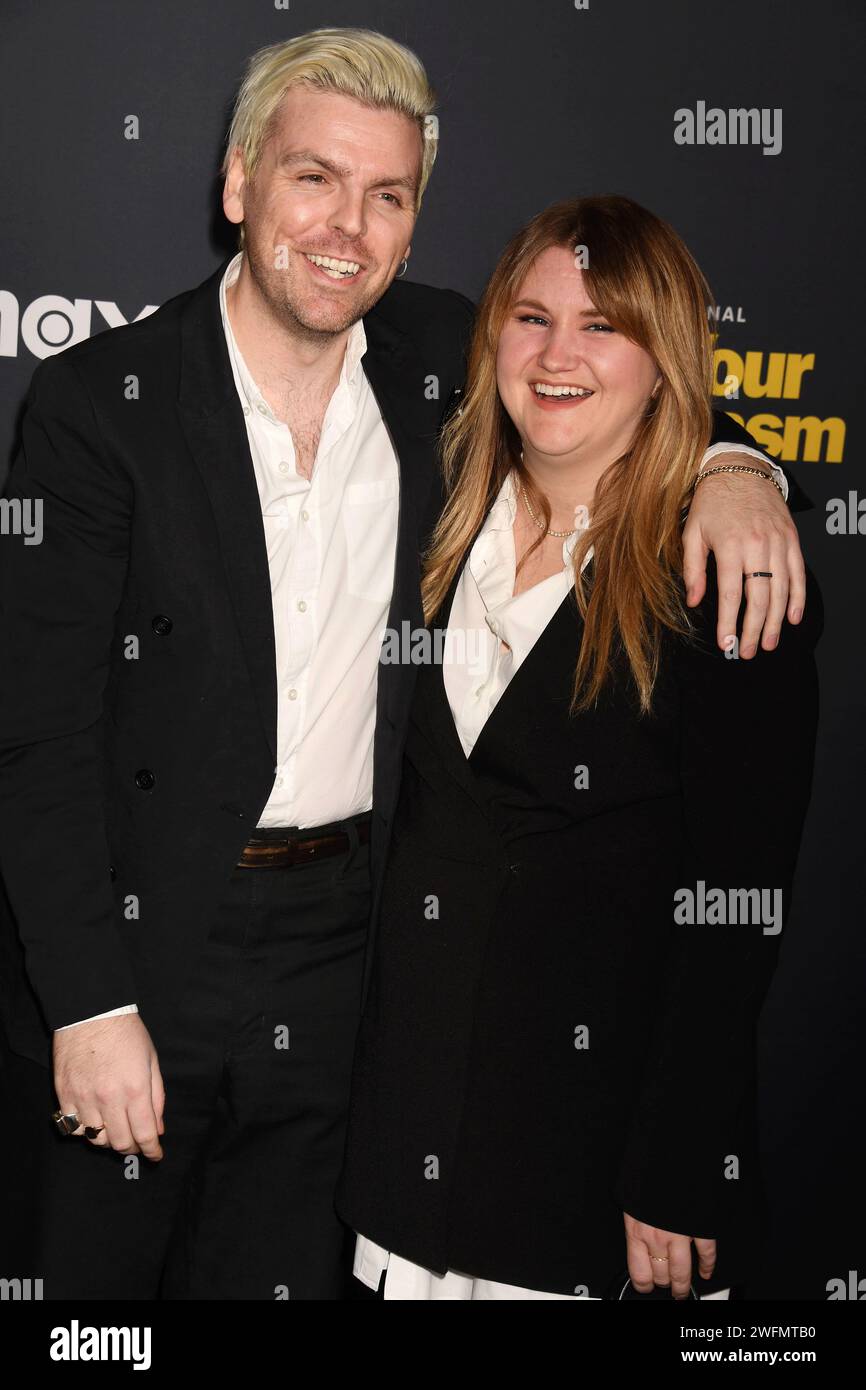 LOS ANGELES, CALIFORNIA - JANUARY 30: (L-R) Luke McGarry and Jillian ...