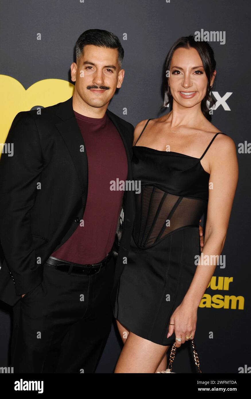 LOS ANGELES, CALIFORNIA - JANUARY 30: (L-R) Jon Bouff and Alex Bouff ...