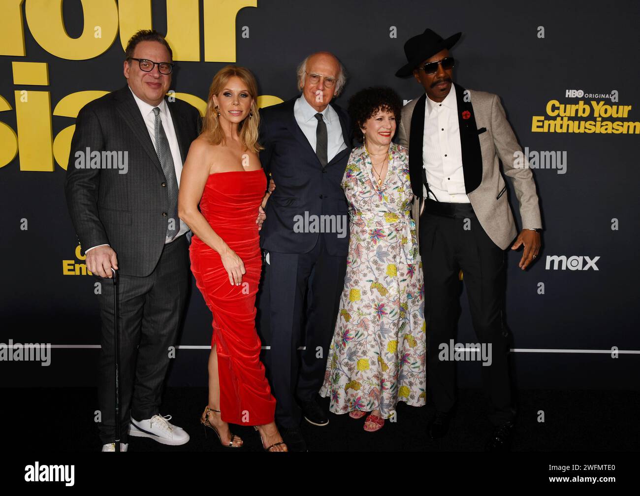 LOS ANGELES, CALIFORNIA - JANUARY 30: (L-R) Jeff Garlin, Cheryl Hines ...