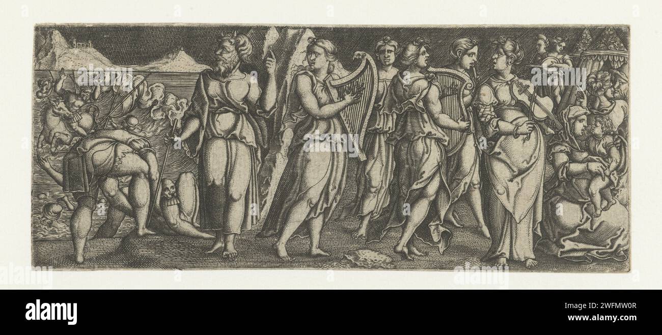 Triumph of Mirjam, monogrammist AC (16th century), 1520 - 1562 print ...