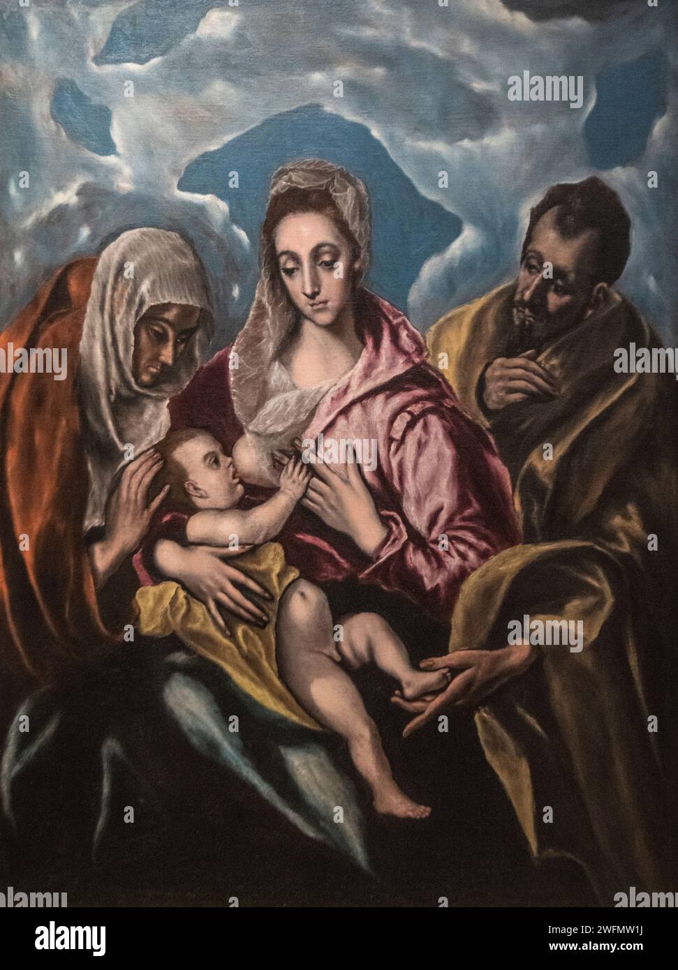 El greco the holy family with mary hi-res stock photography and images - Alamy