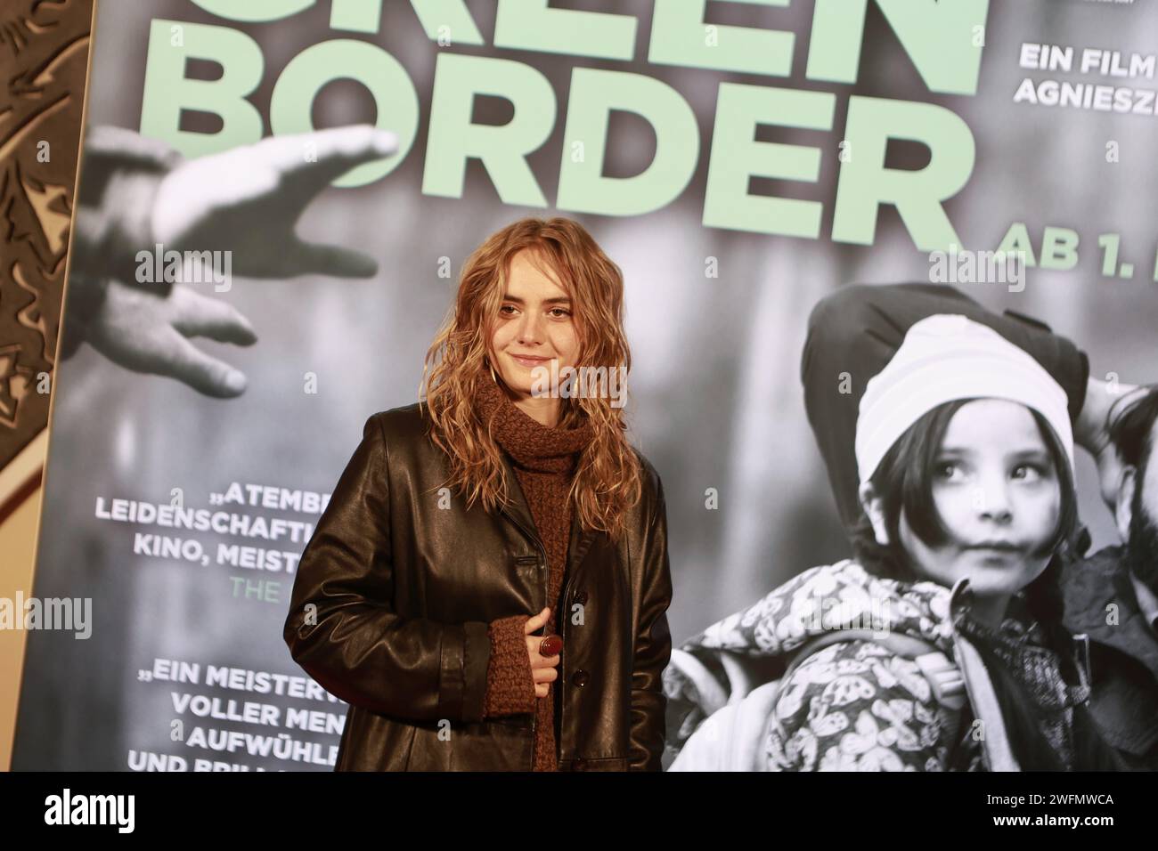 Berlin, Germany. 30th Jan, 2024. Berlin: Premiere "Green Border" in the ...