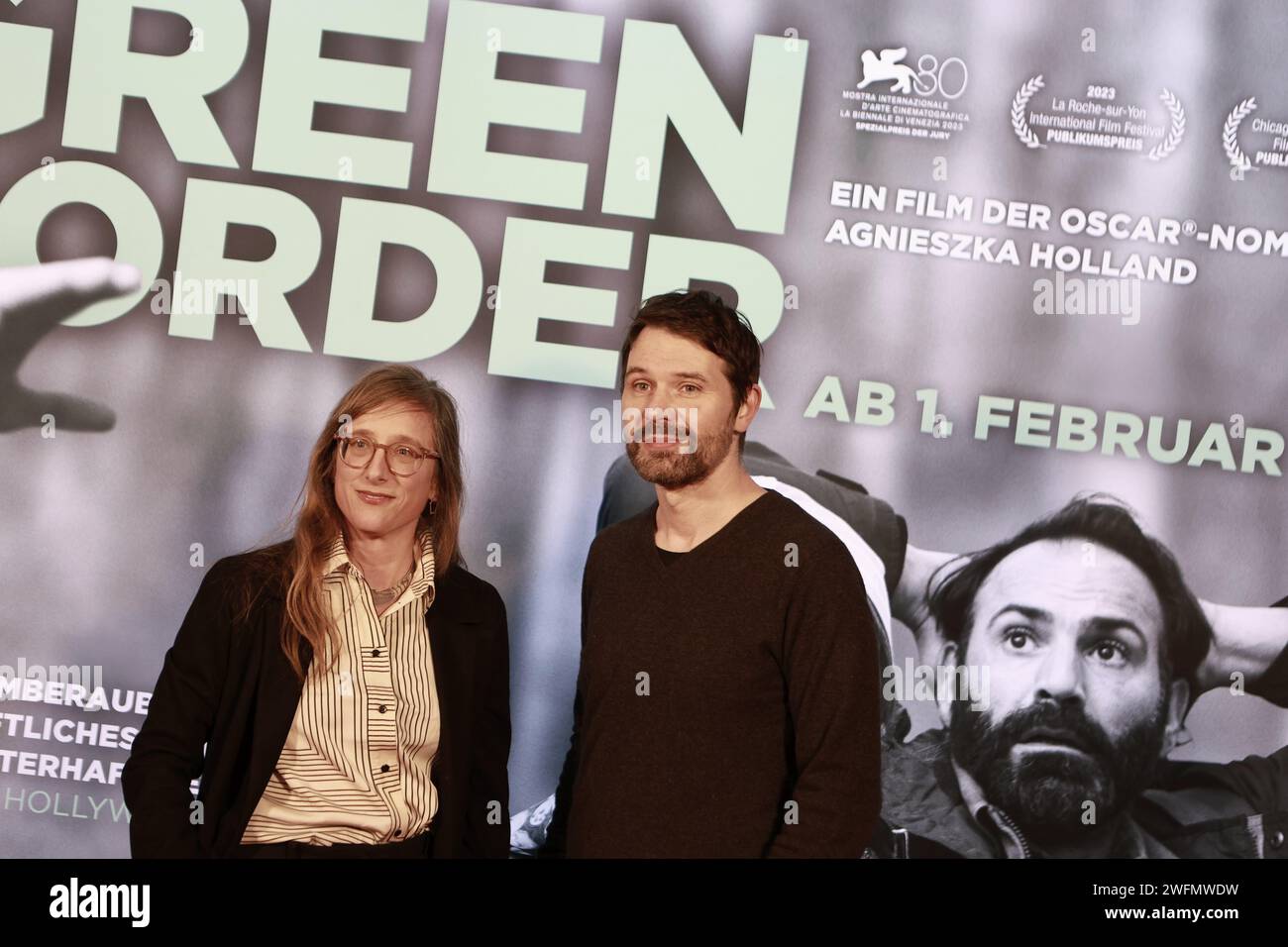 Berlin, Germany. 30th Jan, 2024. Berlin: Premiere "Green Border" in the ...