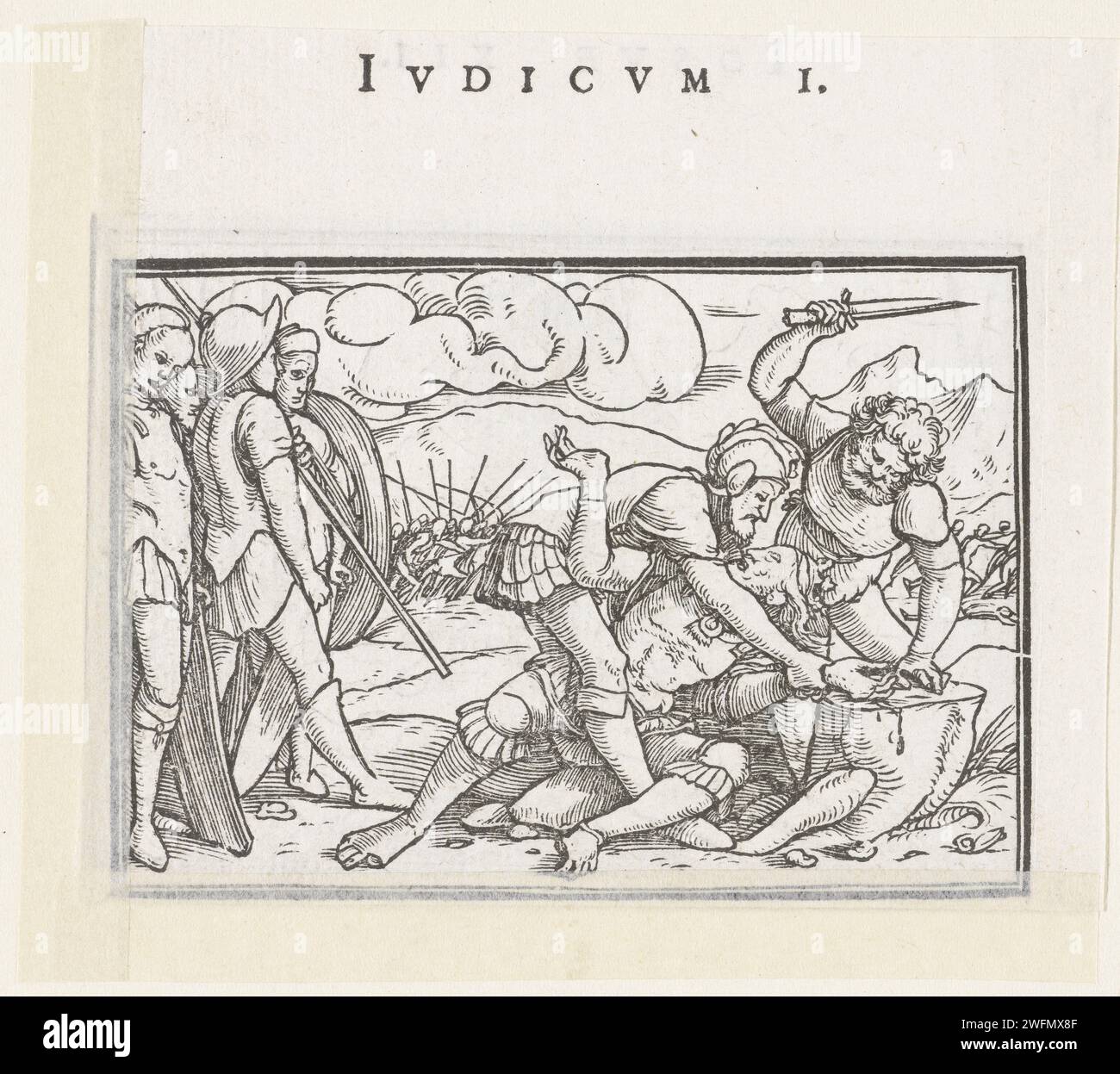 Toes and thumbs from Adonibekenk are cut off, Hans Holbein (II), 1538 ...