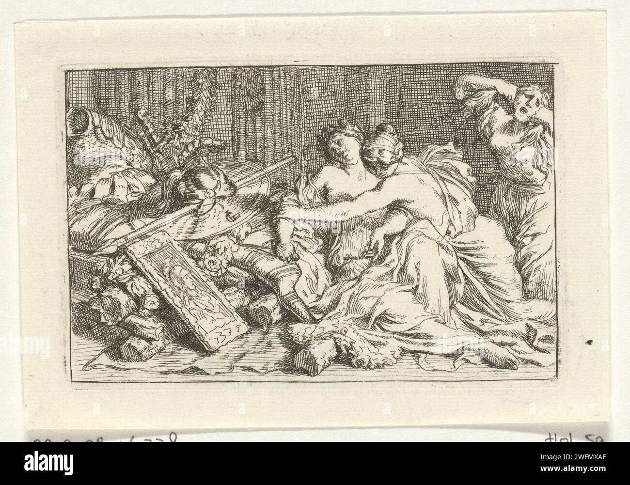 Death of Dido, Gerard de Lairesse, 1668 print Dido pierced herself with ...