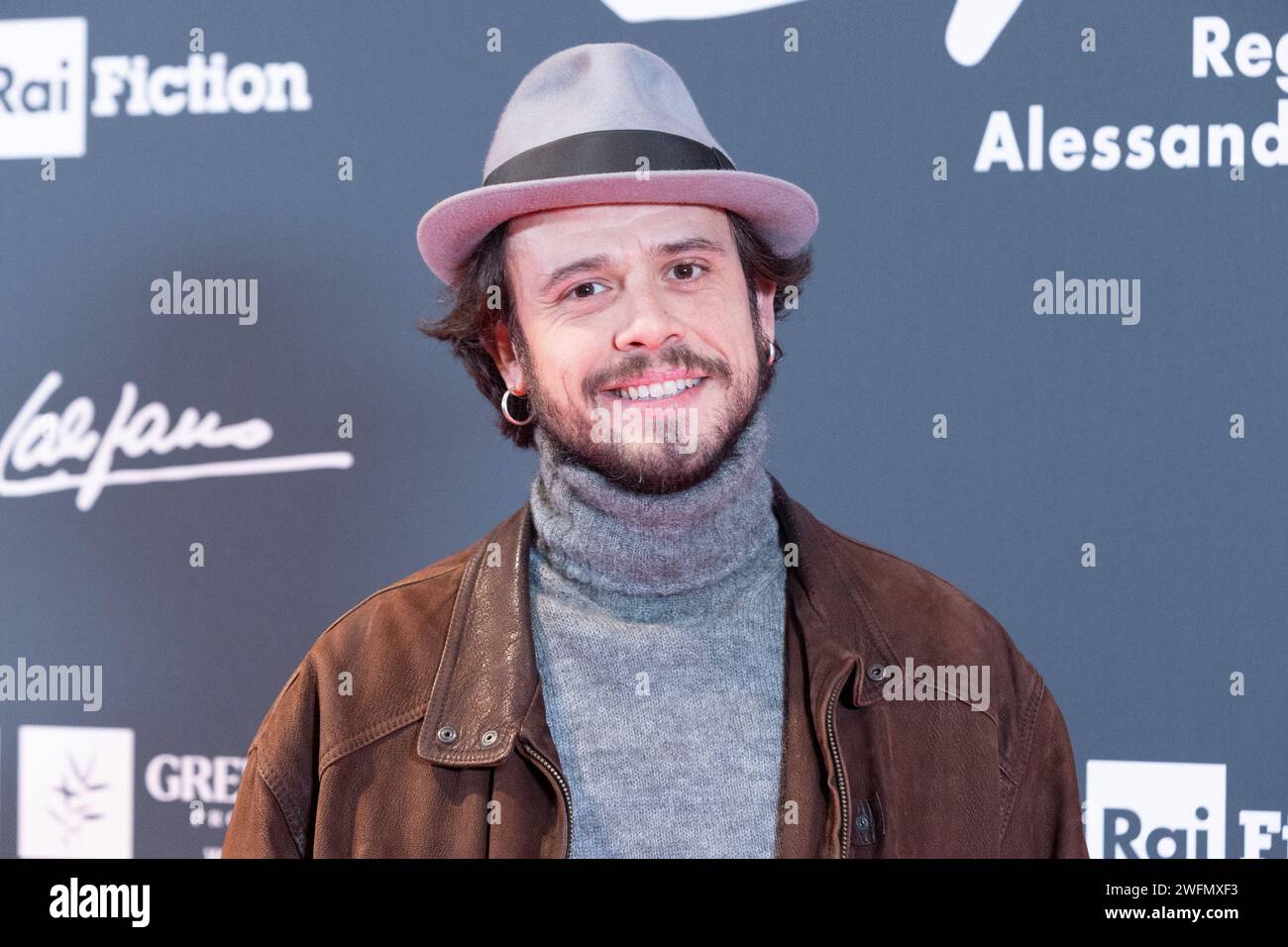 Rome, Italy. 31st Jan, 2024. Actor Angelo Donato Colombo attends the ...