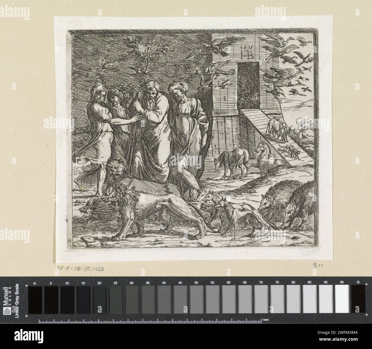 Noah and the animals leave the ark hi-res stock photography and images ...