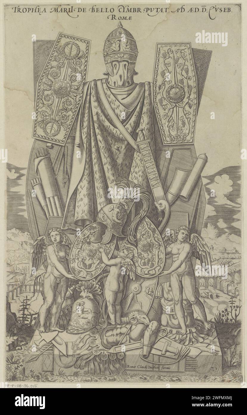 War trophies, anonymous, c. 1572 - c. 1585 print War trophies ...