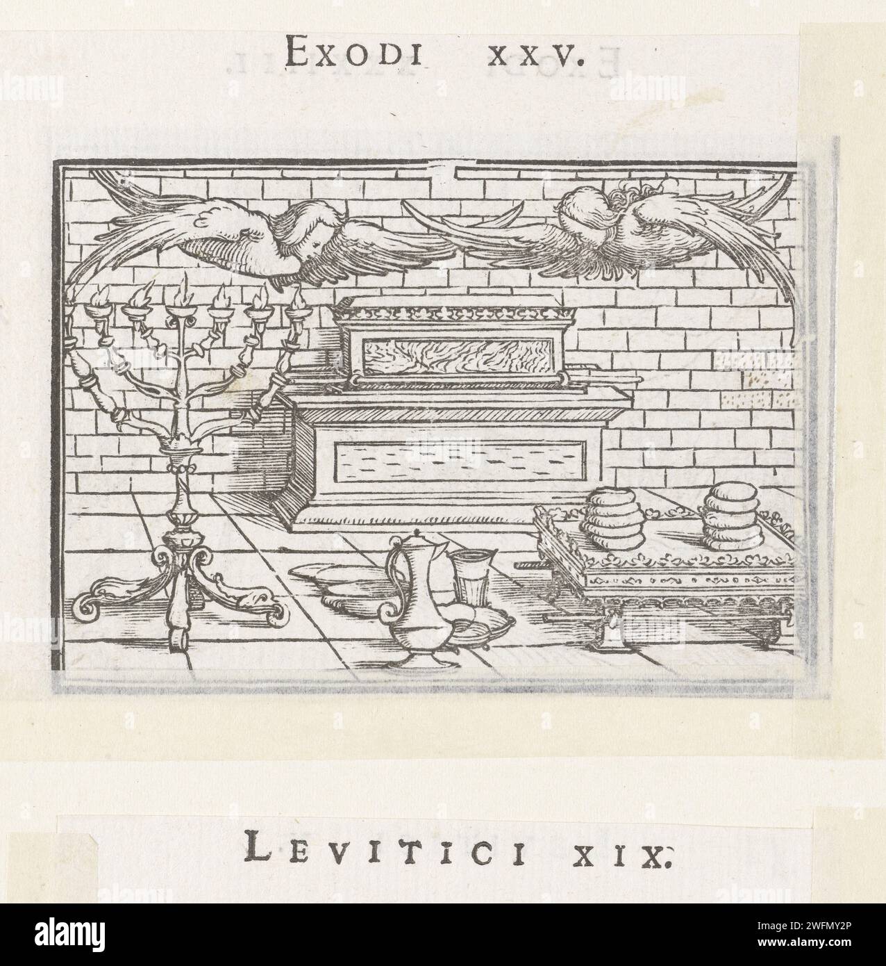 Ark of the covenant and objects from the Tabernacle, Hans Holbein (II ...