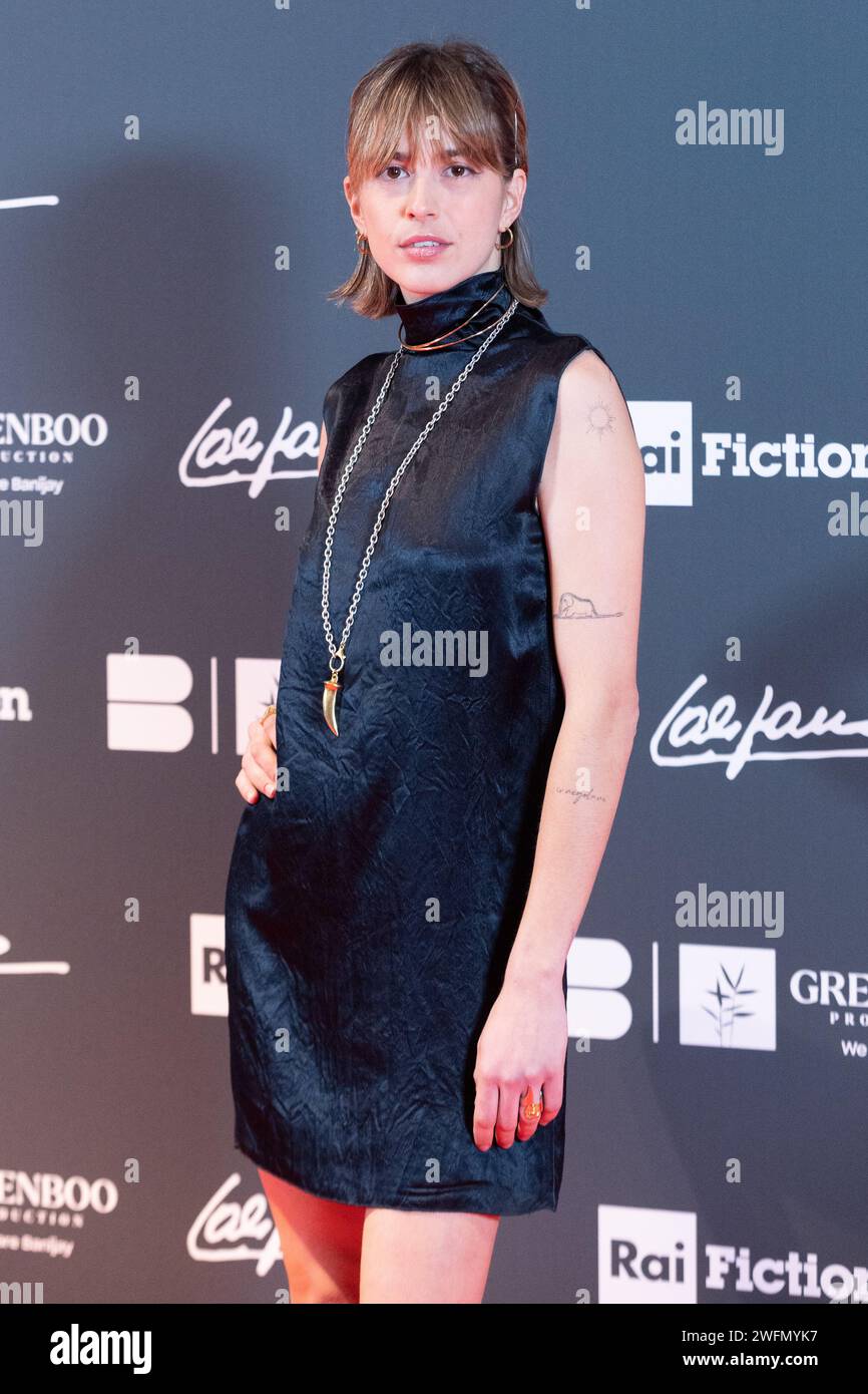 Rome, Italy. 31st Jan, 2024. Actress Carolina D'Alatri attends the red ...