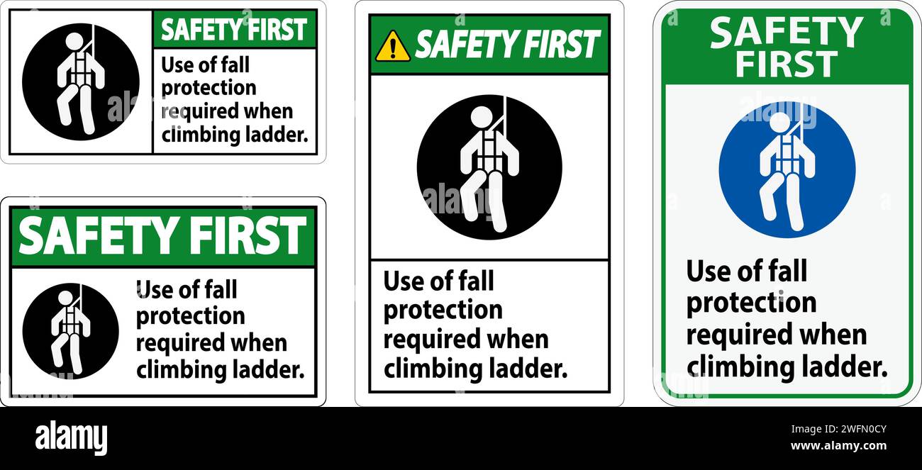 Safety harnesses Stock Vector Images - Alamy