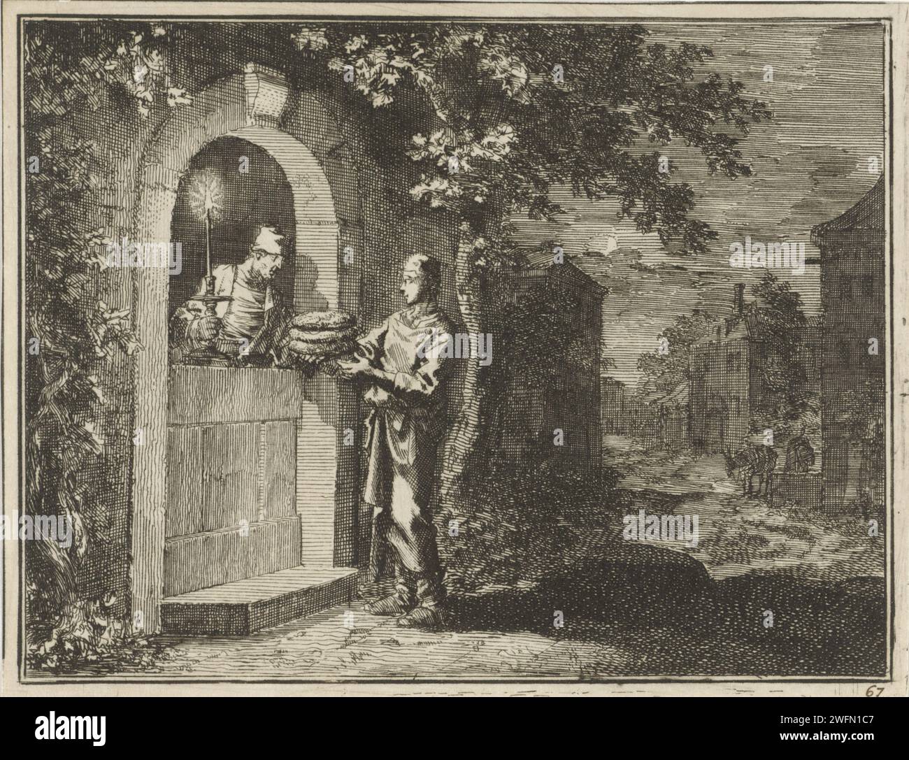 Parable of the man who comes to ask his friend three loaves at night ...