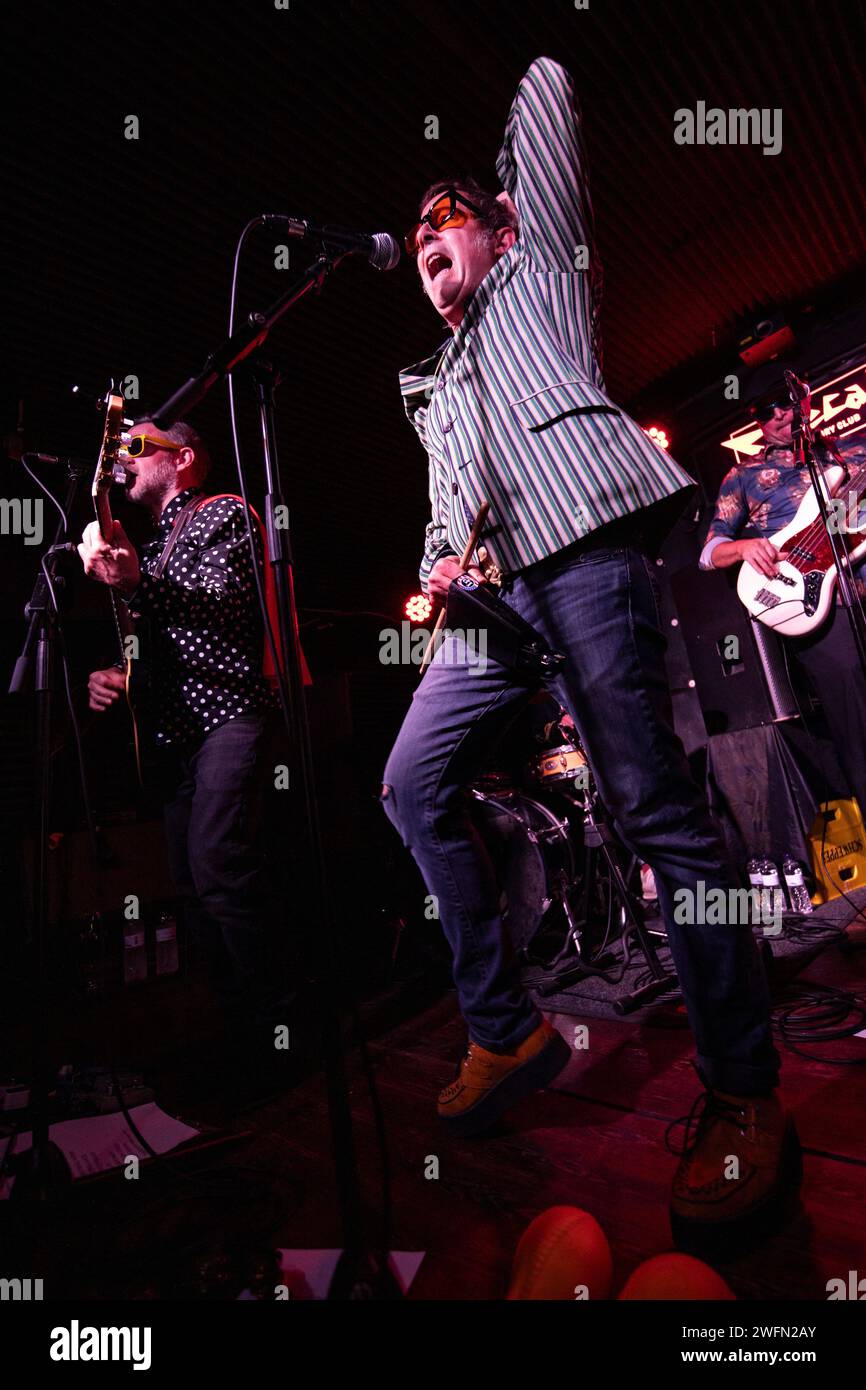 Barcelona, Spain. 2024.01.30. Azucarillo Kings perform on stage during ...