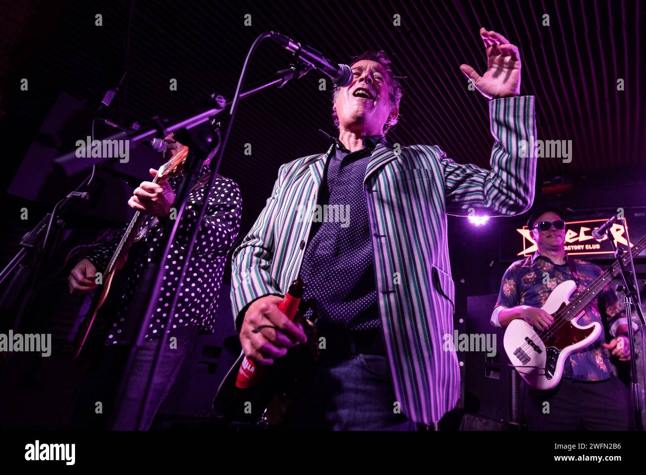 Barcelona, Spain. 2024.01.30. Azucarillo Kings perform on stage during ...