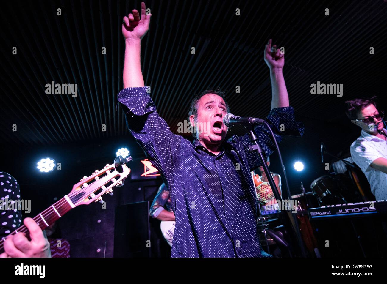 Barcelona, Spain. 2024.01.30. Azucarillo Kings perform on stage during ...