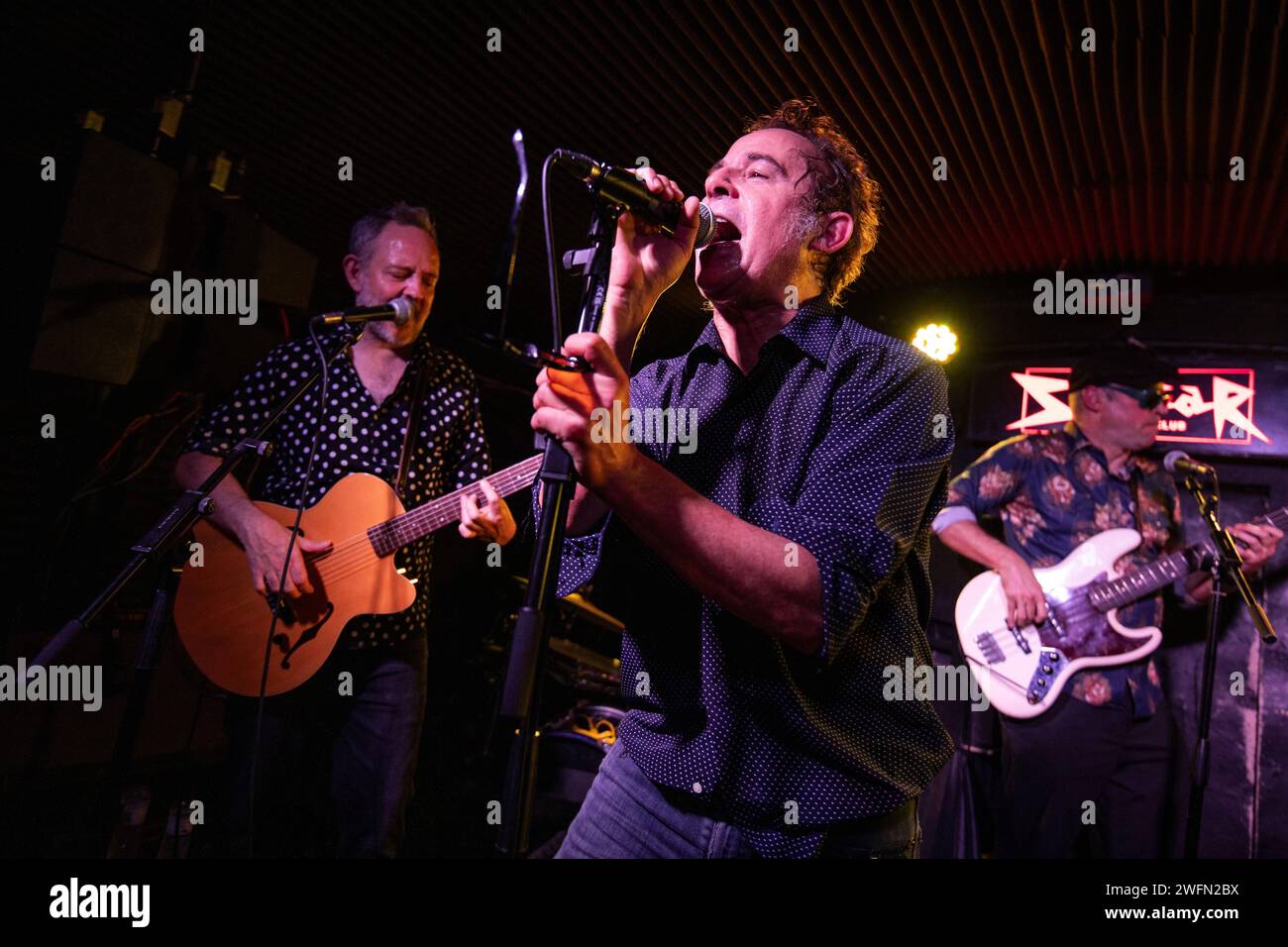 Barcelona, Spain. 2024.01.30. Azucarillo Kings perform on stage during ...