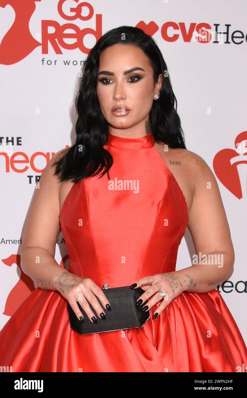 New York, NY, USA. 31st Jan, 2024. Demi Lovato at the 2024 American ...