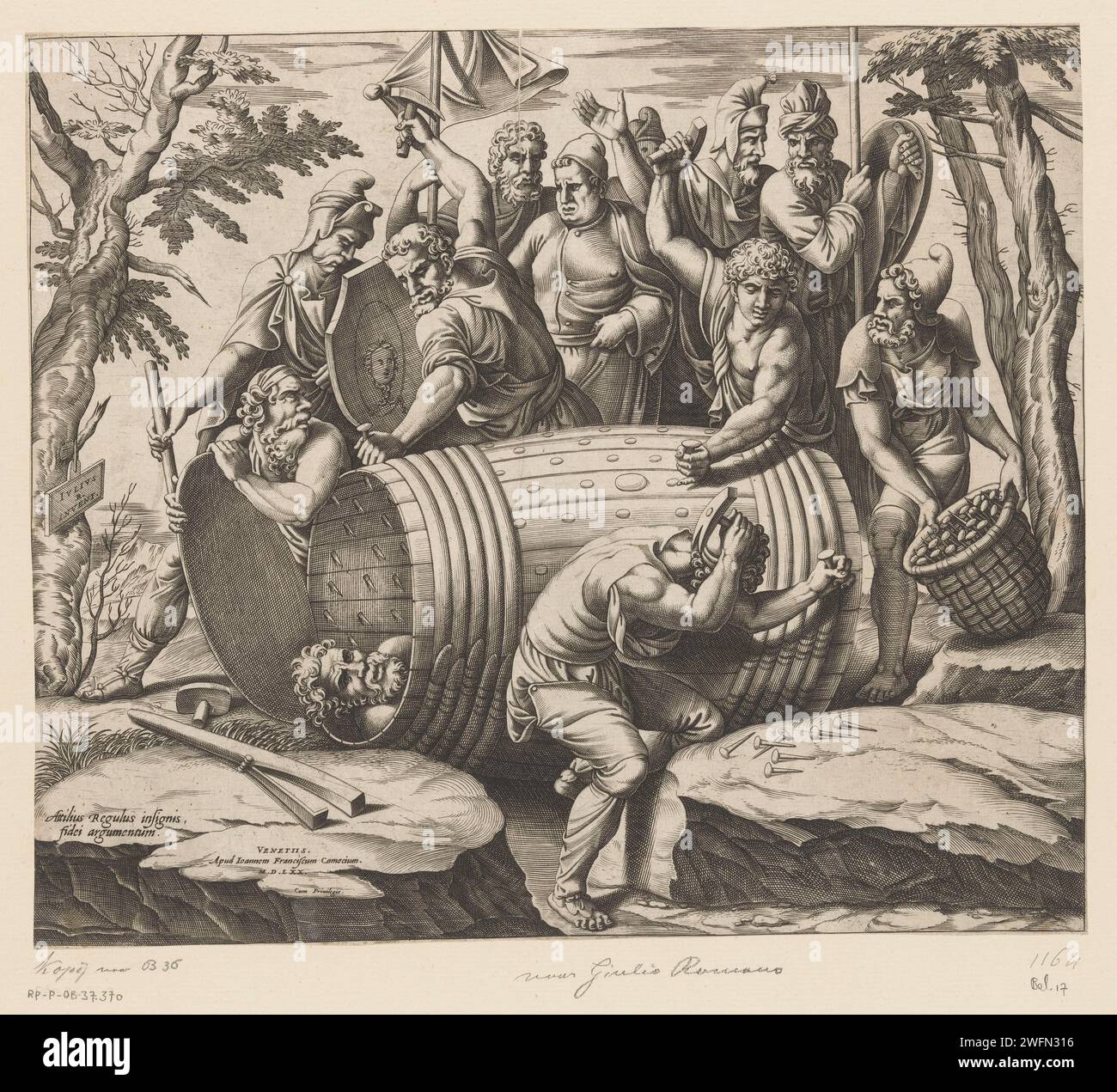 Marteldood van Marcus Martin Regulus Anonymous, after Diana Mantuana ...