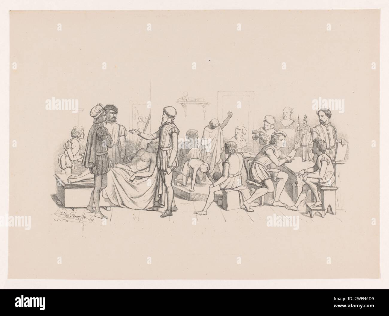 Sculpture in the sixteenth century, Wilhelmus Petrus van Geldorp, 1873 ...