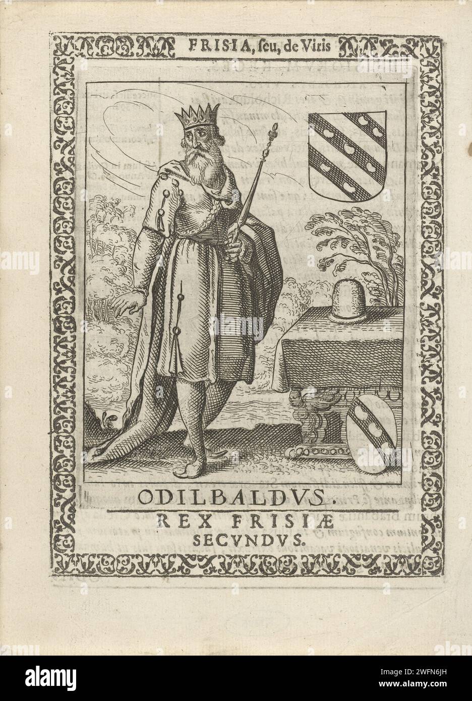 Odilbald, second king of Friezen, Pieter Feddes van Harlingen, 1618 ...