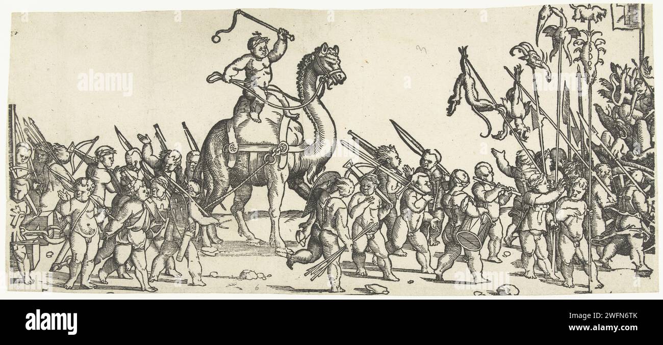 Children's cruisted, monogramist LIW, 1700 - 1800 print Second block of ...