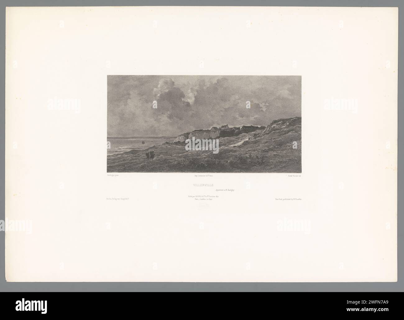Lolement on many, Louis Runnie, The Build Charles-François, 1870 print ...