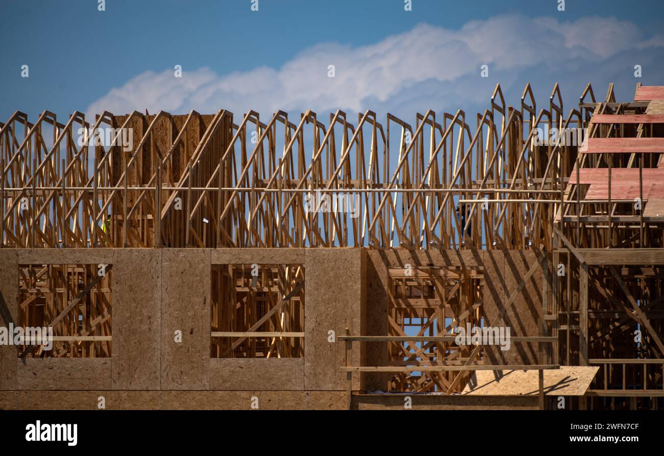 Wooden deck framing hi-res stock photography and images - Alamy
