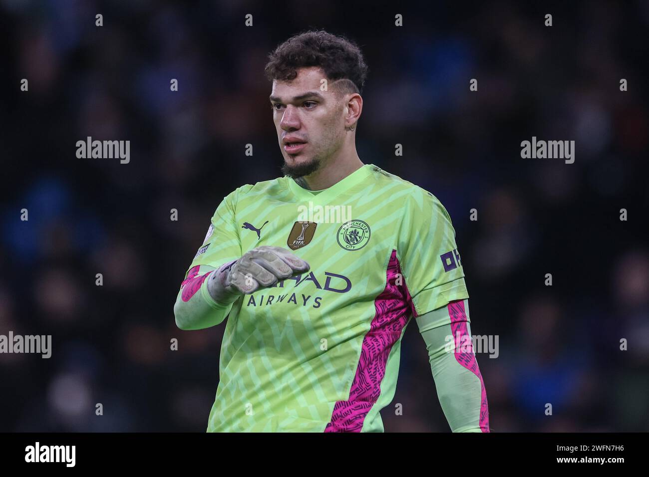 Ederson of Manchester City during the Premier League match Manchester ...