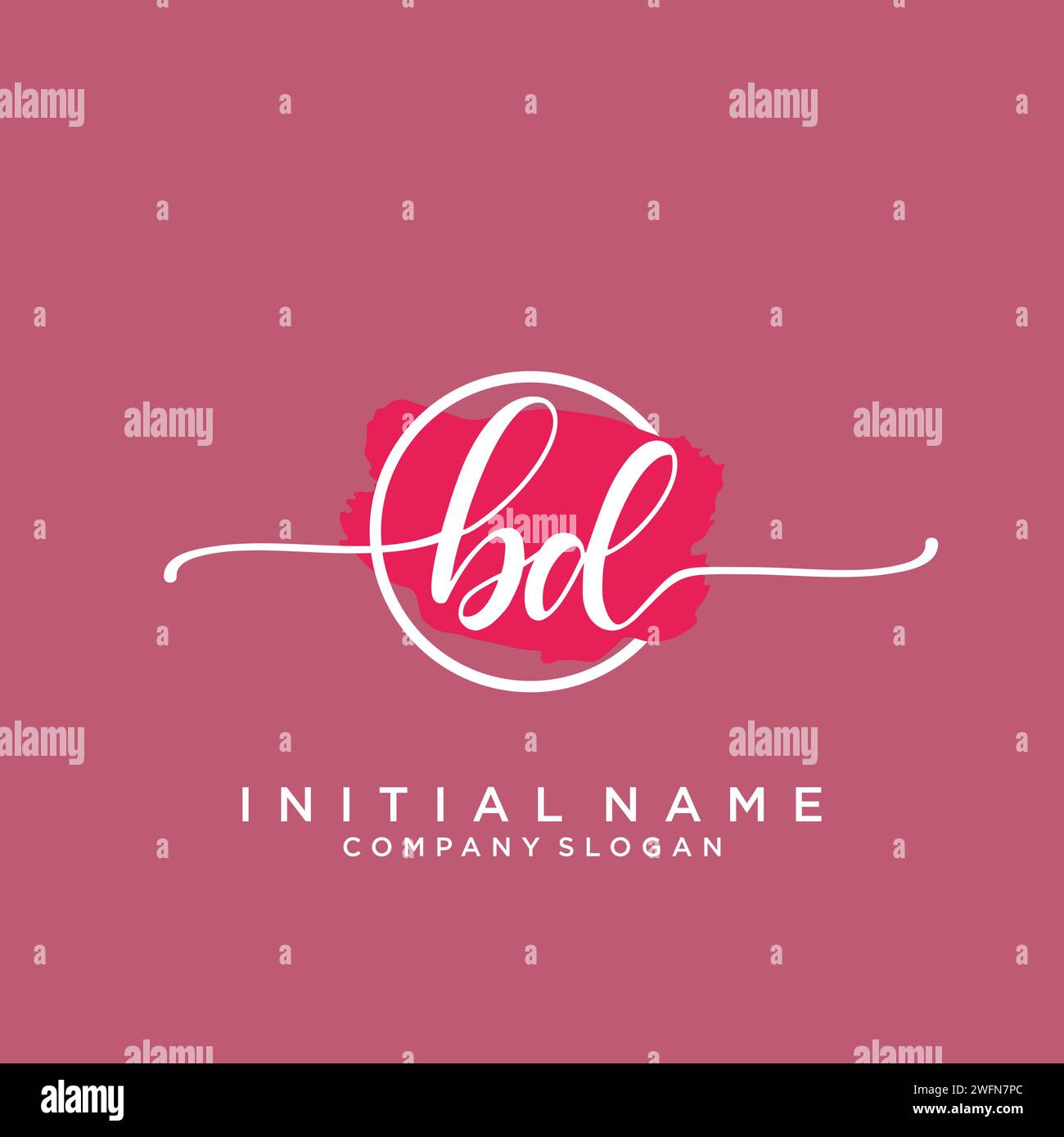 Bd circle logo Stock Vector Images - Alamy