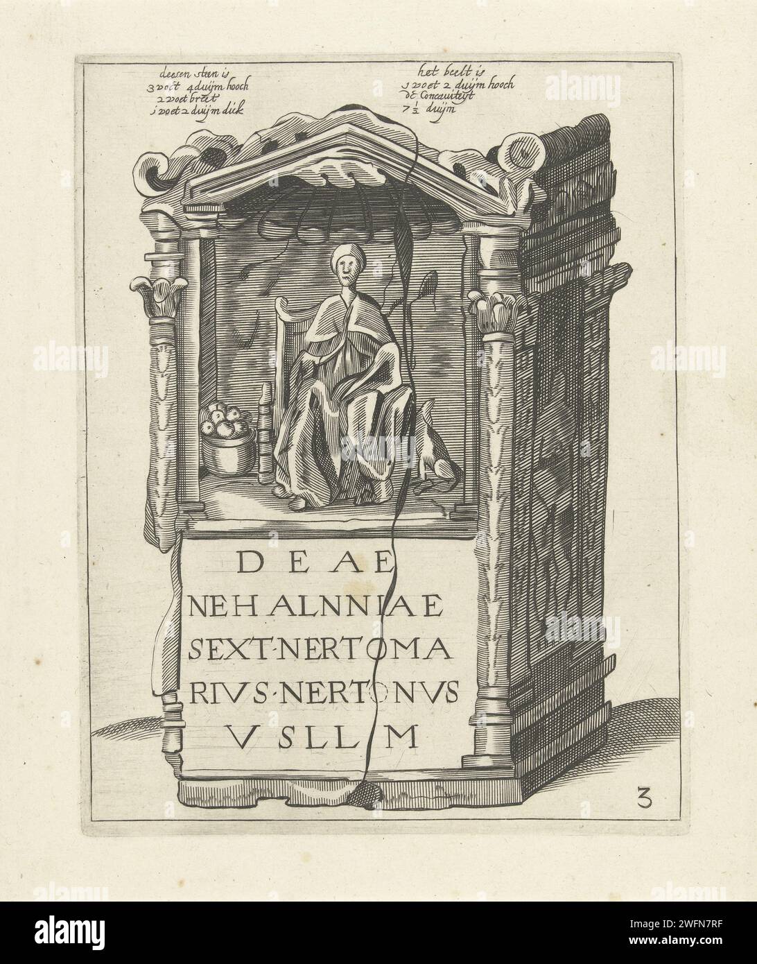 Nehalennia altar, Hendrick Danckerts, After Hendrik van Schuylenburgh ...