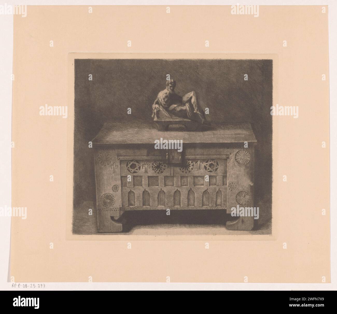 Spanish box with the image 'day' by Artus Quellinus, Moses Cohen, After ...