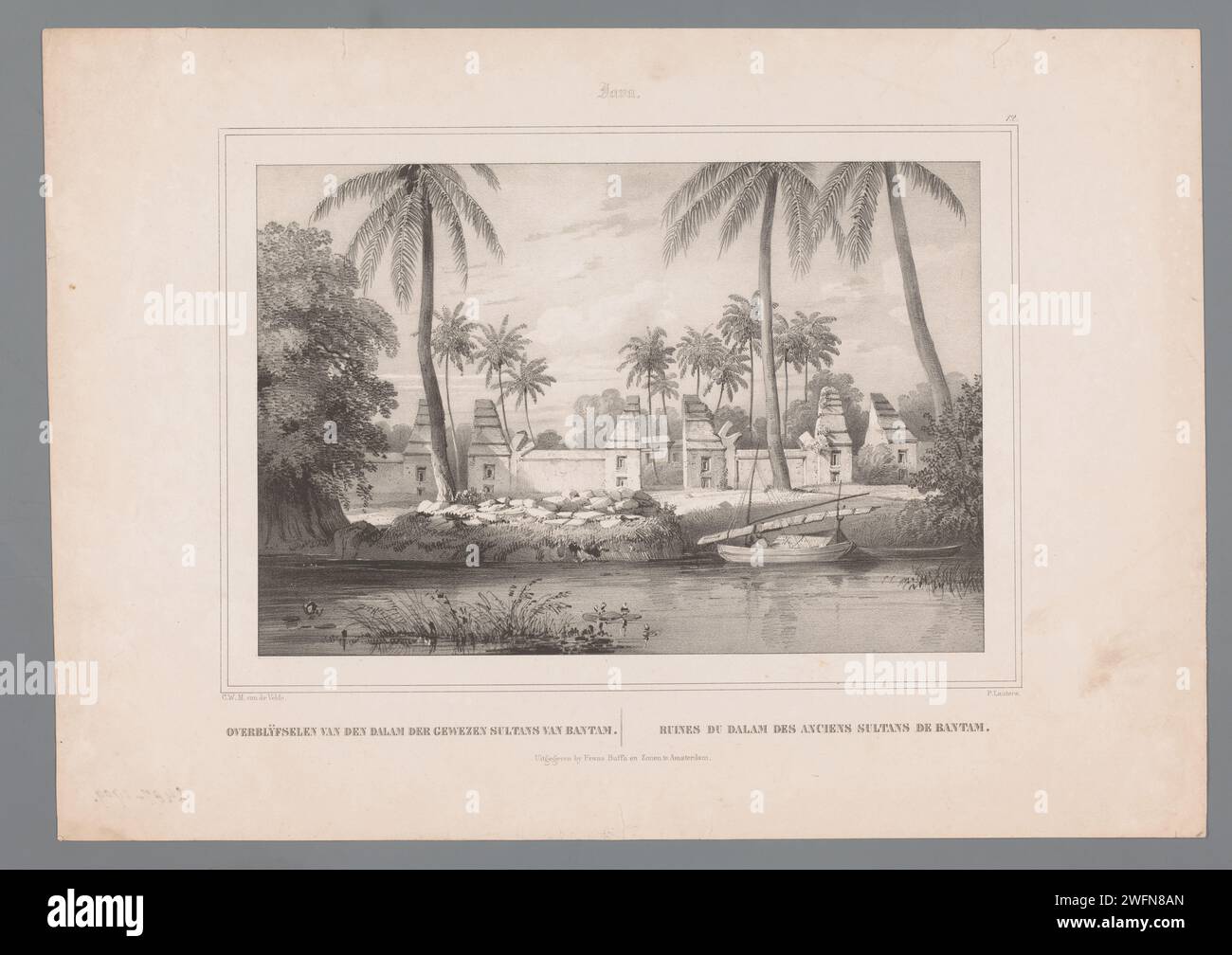 Ruin of the Palace of the Sultan of Bantam, Paulus Lauters, After ...