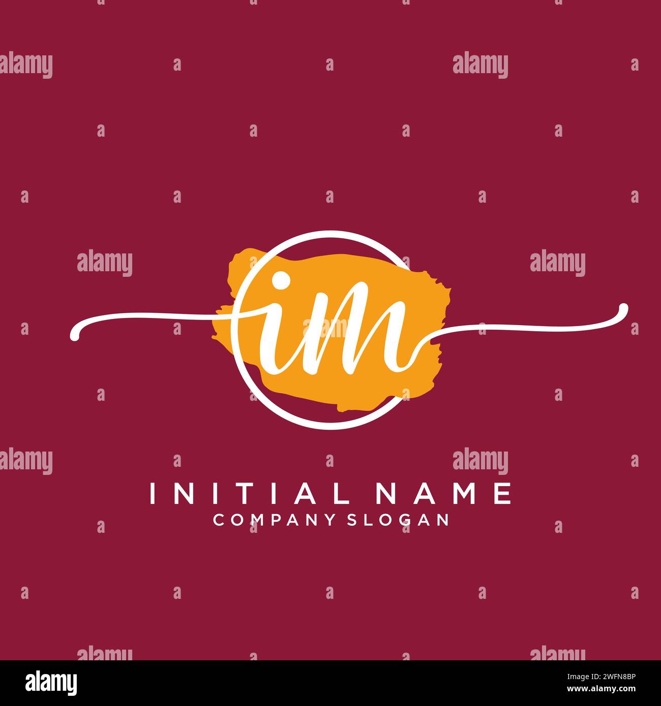 Initial im logo hi-res stock photography and images - Alamy