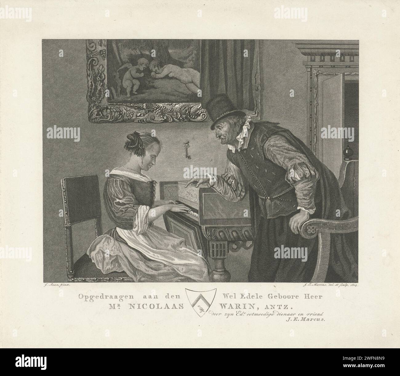 Jan steen lesson hi-res stock photography and images - Alamy