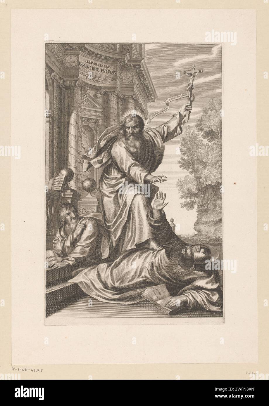 H. Paulus Verbant a Jewish priest, Grégoire Huret, 1643 print Paris ...
