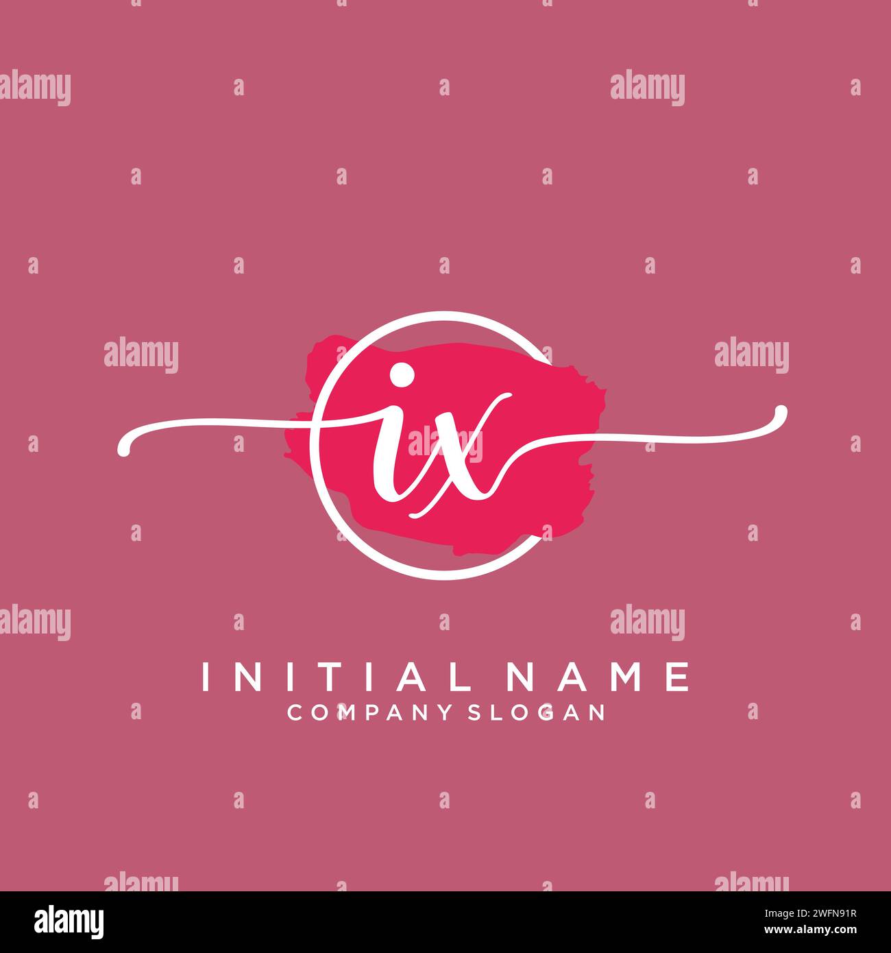 Initial ix logo hi-res stock photography and images - Alamy
