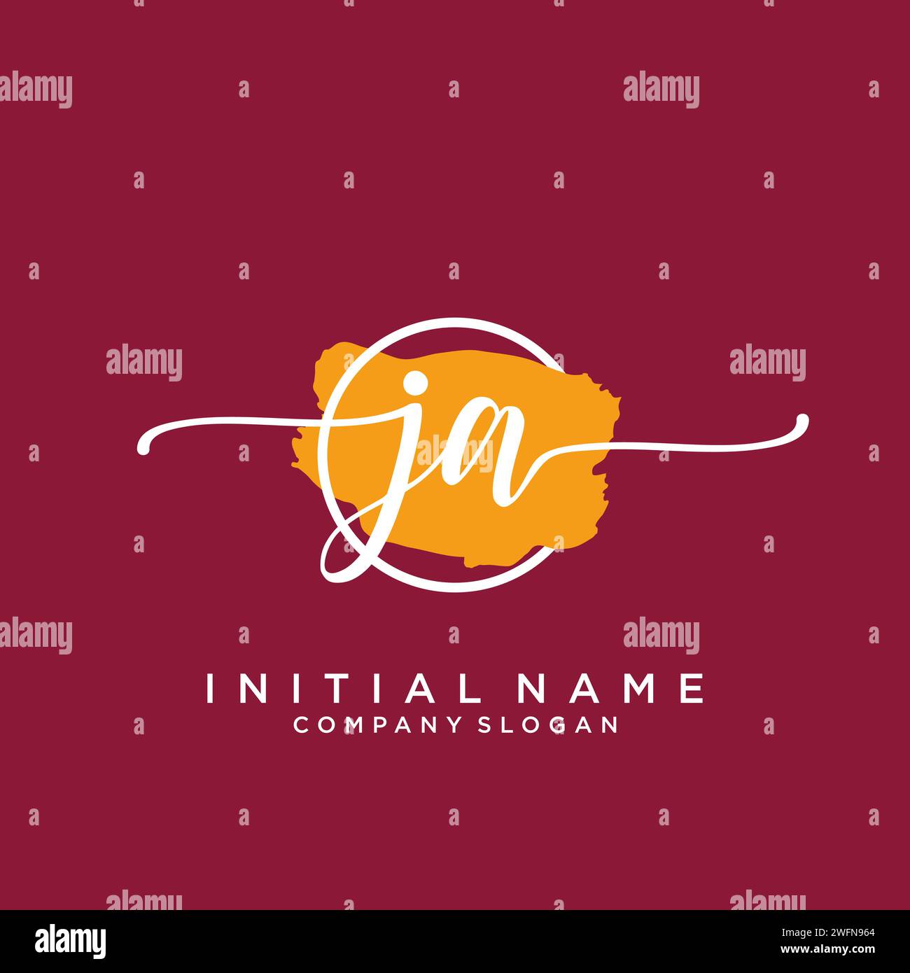 Ja circle logo hi-res stock photography and images - Alamy