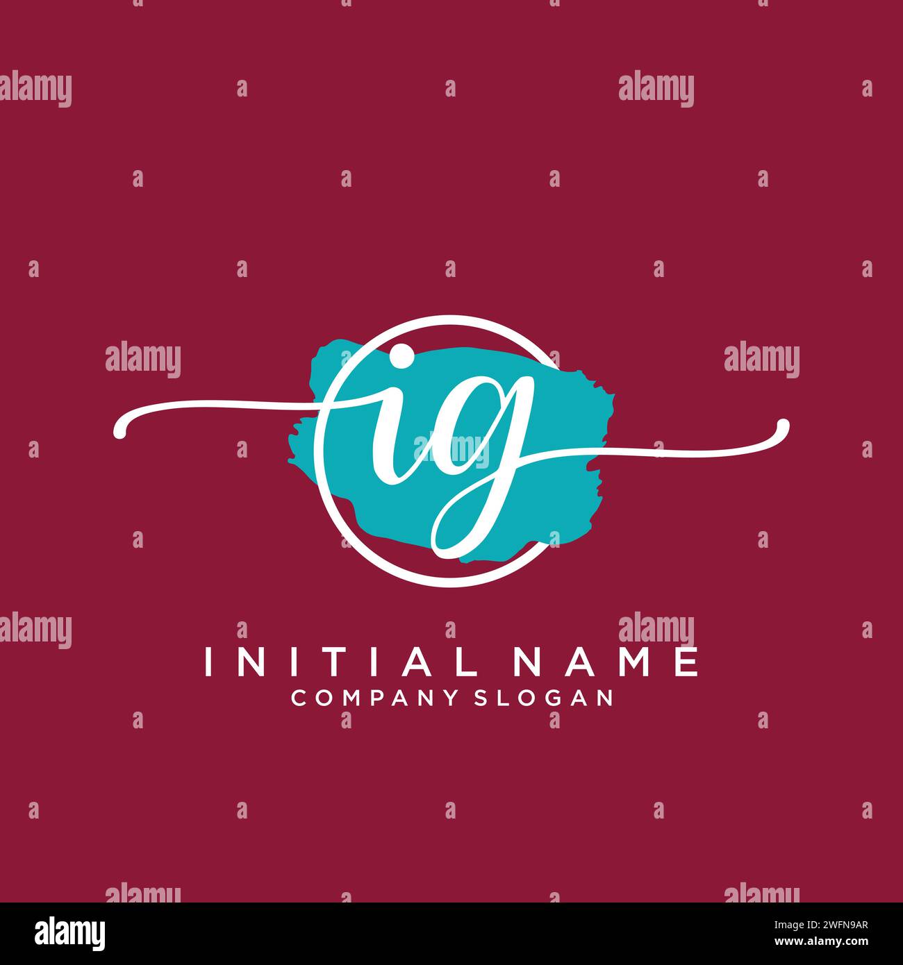 Initial ig logo hi-res stock photography and images - Alamy