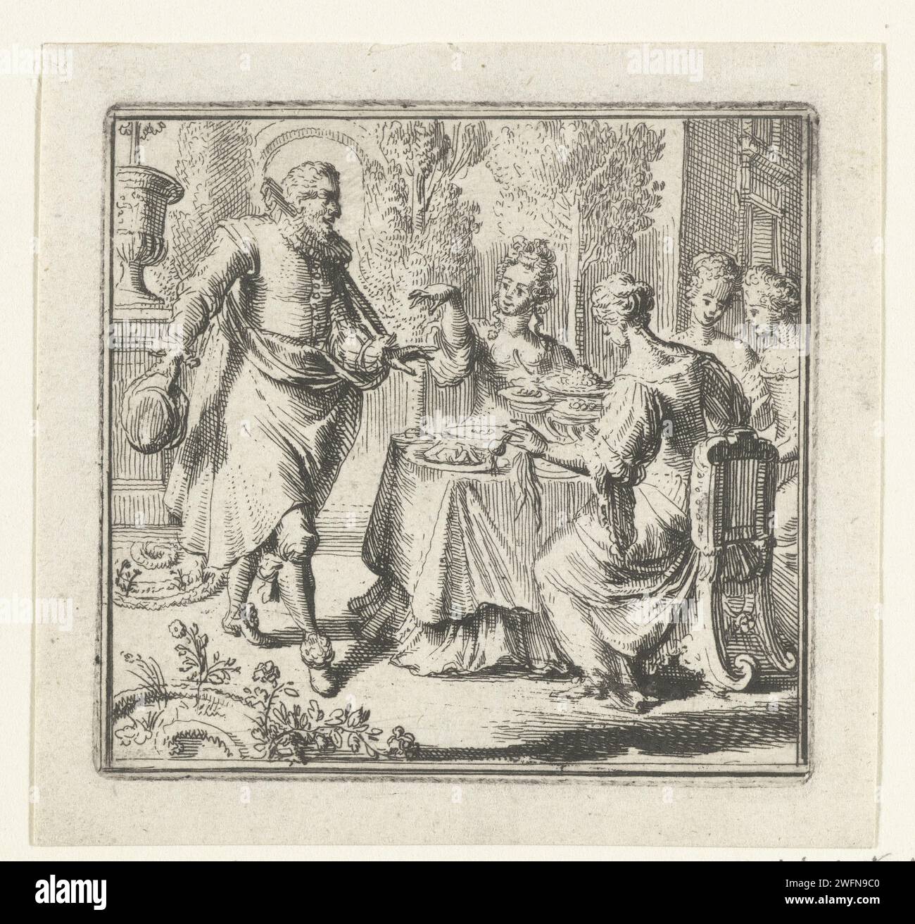 Illustration for the Decamerone of Boccaccio, Romeyn de Hooghe, 1697 ...